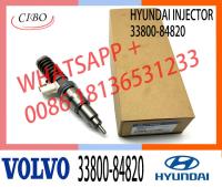 China Diesel Injector 33800 84820 33800-84820 3380084820 21306407 BEBE4D19002 For Hyundai D6CC Engine for sale