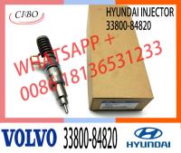 China Diesel Injector 33800 84820 33800-84820 3380084820 21306407 BEBE4D19002 For Hyundai D6CC Engine for sale