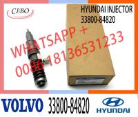 China Diesel Injector 33800 84820 33800-84820 3380084820 21306407 BEBE4D19002 For Hyundai D6CC Engine for sale