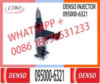 China RE531210 RE530361 6068T Engine Fuel Injector 095000-6321 095000-6322 095000-6323  Excavator for sale