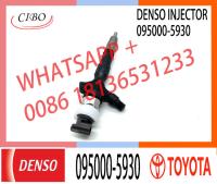 China common rail injector 095000-5930 for toyota truck diesel pump injector 23670-09060 for toyota high pressure engine for sale
