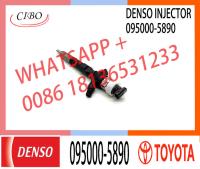 China Common Rail Fuel Nozzle Injector 095000 5890 0950005890 095000-5890 for Toyota 1KD-FTV 2367039135 23670-39135 for sale