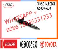 China common rail injector 095000-5930 for toyota truck diesel pump injector 23670-09060 for toyota high pressure engine for sale