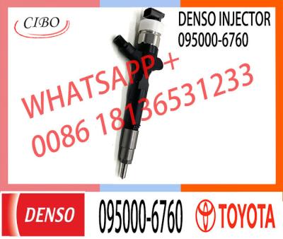 China common rail injector 23670-30140 095000-6760 injector for TOYOTA 1KD-FTV, 2KD-FTV, D-4D, injector nozzle 23670-30140 095 for sale