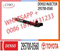 China Neutral Diesel Common Rail Fuel Injector 23670-0E010 295700-0550 23670-0E020 295700-0560 For Toyota Hilux 1GD for sale