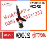 China Diesel injector 23670-09210 DCRI107640 Factory Supplying Top Quality Common Rail Injector 0950007280 095000-7280 for sale