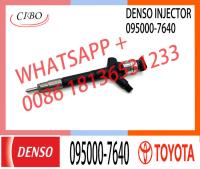 China Hot selling 095000-7640 diesel common rail injector 095000-7640 for TOYOTA 2AD-FTV 23670-0R170 Injector Nozzle DLLA155P8 for sale