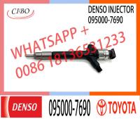 China 095000-7690 0950007690 Common Rail Injector DCRI107690 23670-09270 23670-0R050 for Toyota RAV4 2.0 D 1AD/2AD-FTV 095000- for sale