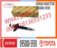 China common rail injector 095000-5930 for toyota truck diesel pump injector 23670-09060 for toyota high pressure engine for sale