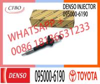 China Common Rail Fuel Injector 23670-09060 23670-0L010 095000-6190 for Diesel Engine 2KD-FTV D4D for sale
