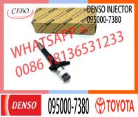 China Common Rail diesel fuel Injector 23670-30240 095000-7380 for Diesel engine for sale