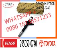 China 295050-0520 294050-0521 295050-0620 295050-0460 Diesel Engine Parts Toyota DENSO injector 295050-0740 for sale