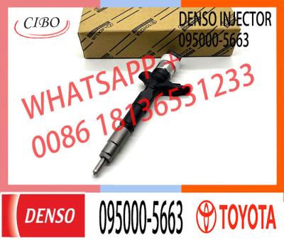 China high quality diesel engine Fuel common rail injector 095000-5663 23670-39095/39096 23670-30050 for sale