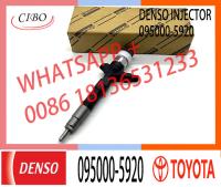 China Common Rail Injector 23670-30110 095000-6180 095000-5920 for Diesel Engine 1KD-FTV for sale