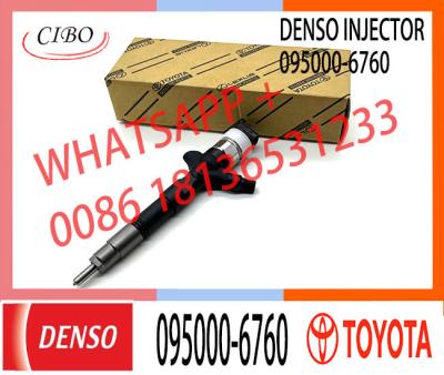 China common rail injector 23670-30140 095000-6760 injector for TOYOTA 1KD-FTV, 2KD-FTV, D-4D, injector nozzle 23670-30140 095 for sale