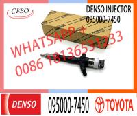 China 0950007450 Genuine Diesel Injector 23670-30290 23670-39165 095000-7450 for Toyota Dyna 3.0 d, 1KD-FTV, D-4D, Dutro, 300, for sale