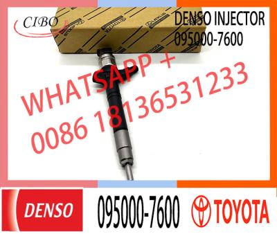 China injector nozzle 23670-0R160 095000-7600 injector for Toyota 2AD-FTV Avensis common rail injector 23670-0R160 095000-7600 for sale