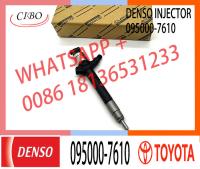 China High quality common rail diesel fuel injector 23670-0R010 236700R010 095000-7610 for sale