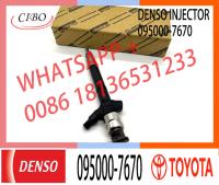 China diesel fuel engine injector 095000-7670 23670-09280 for engine high pressure pump engine injection injector 095000-7670 for sale