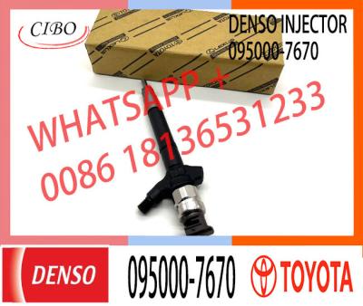 China diesel fuel engine injector 095000-7670 23670-09280 for engine high pressure pump engine injection injector 095000-7670 for sale