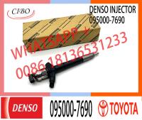 China injector nozzle 23670-0R050 23670-09270 injector for Toyota 1AD-FTV 2AD-FTV common rail injector 095000-6680 095000-7690 for sale