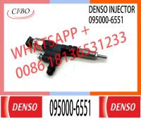 China Diesel inyector common rail fuel injector 23670-E0190 23670-78140 095000-6550 095000-6551 For HINO N04C-TY DUTRO 4.0D for sale