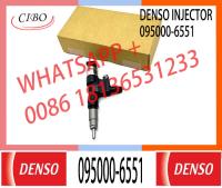 China Diesel inyector common rail fuel injector 23670-E0190 23670-78140 095000-6550 095000-6551 For HINO N04C-TY DUTRO 4.0D for sale