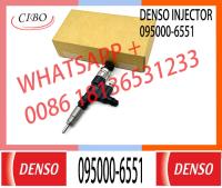 China Diesel inyector common rail fuel injector 23670-E0190 23670-78140 095000-6550 095000-6551 For HINO N04C-TY DUTRO 4.0D for sale