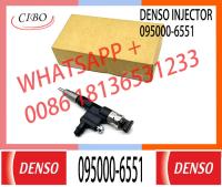 China Diesel inyector common rail fuel injector 23670-E0190 23670-78140 095000-6550 095000-6551 For HINO N04C-TY DUTRO 4.0D for sale