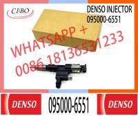 China Diesel inyector common rail fuel injector 23670-E0190 23670-78140 095000-6550 095000-6551 For HINO N04C-TY DUTRO 4.0D for sale