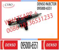 China Diesel Fuel Injector Nozzle 23670-E0190 Common Rail Injector Assy 095000-6551 For HIN0 for sale