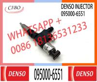 China Diesel Fuel Injector Nozzle 23670-E0190 Common Rail Injector Assy 095000-6551 For HIN0 for sale