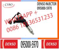 China High quality Diesel nozzle assembly common rail injector 0950005970 23670-E0360 095000-5970 with E13C common rail system for sale