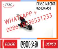 China diesel fuel injector 095000-5450 ME302143 injector for Fuso Mitsubishi 6M60, 6M60T, 6M60-T1 common rail injector 095000- for sale