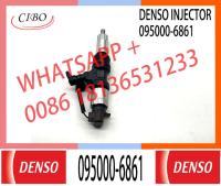 China denso 095000-6861 car engine parts injector 095000-6861 , denso 095000-6860 diesel injector rail for sale