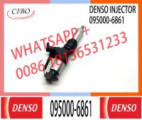China denso 095000-6861 car engine parts injector 095000-6861 , denso 095000-6860 diesel injector rail for sale