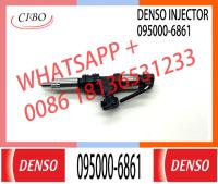 China denso 095000-6861 car engine parts injector 095000-6861 , denso 095000-6860 diesel injector rail for sale