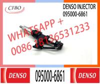 China denso 095000-6861 car engine parts injector 095000-6861 , denso 095000-6860 diesel injector rail for sale