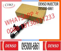 China denso 095000-6861 car engine parts injector 095000-6861 , denso 095000-6860 diesel injector rail for sale