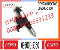 China Diesel common rail injector 095000 5360 0950005360 095000-5360 for 6HK1 T6500 T7500 T8500 diesel injector for sale