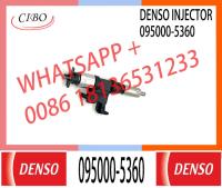 China Diesel common rail injector 095000 5360 0950005360 095000-5360 for 6HK1 T6500 T7500 T8500 diesel injector for sale