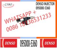 China Diesel common rail injector 095000 5360 0950005360 095000-5360 for 6HK1 T6500 T7500 T8500 diesel injector for sale