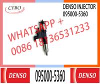 China Diesel common rail injector 095000 5360 0950005360 095000-5360 for 6HK1 T6500 T7500 T8500 diesel injector for sale
