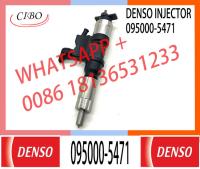 China Good price common rail injector 095000-5470 095000-5471 9709500-547 For Isuzu/JCB Excavator 4HK1 8973297032 8-97329703-0 for sale