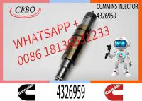 China High Quality Diesel Engine 30hp Diesel Fuel Injector 4326959 Injector Fuel 4326959 2872284 2897320 2872544 for sale
