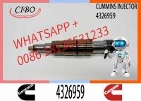 China High Quality Diesel Engine 30hp Diesel Fuel Injector 4326959 Injector Fuel 4326959 2872284 2897320 2872544 for sale