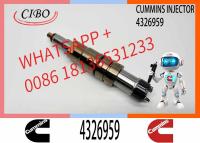 China High Quality Diesel Engine 30hp Diesel Fuel Injector 4326959 Injector Fuel 4326959 2872284 2897320 2872544 for sale