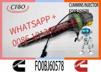 China NINE Brand Good Performance Fuel Injector F00BJ60578 Common Rail Injector F00BJ60578 for sale