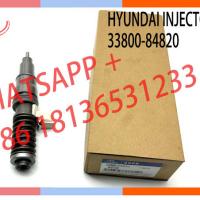 China Diesel Injector 33800 84820 33800-84820 3380084820 21306407 BEBE4D19002 For Hyundai D6CC Engine for sale
