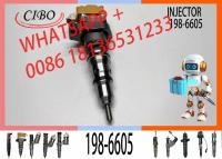 China JISION Excavator Fuel Injector 128-6601 198-6605 for Excavator Engine 3126 3126B for sale